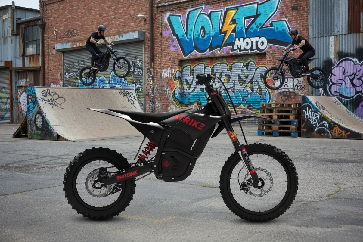 STRIKE SHADOW SV2 - 72V BLACK – Voltz Moto
